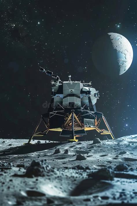 Graphic Of Illustration Of Scientific Data Visualization On The Lunar