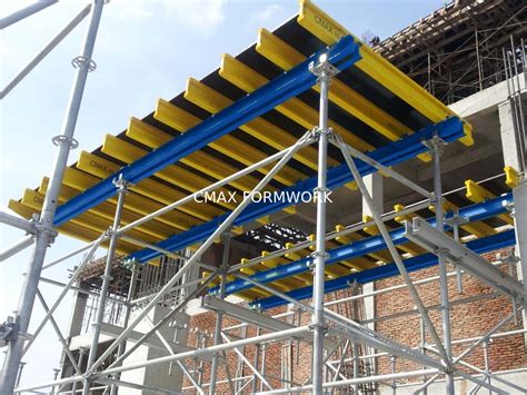 Ring Lock Scaffolding Formwork Platform System With Screw Jack Head Ledger Diagonal Brace