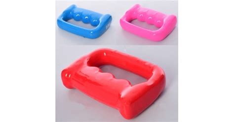 Гантель для фитнеса аэробики с виниловым покрытием цельные неразборные для спорта 1кг Ms