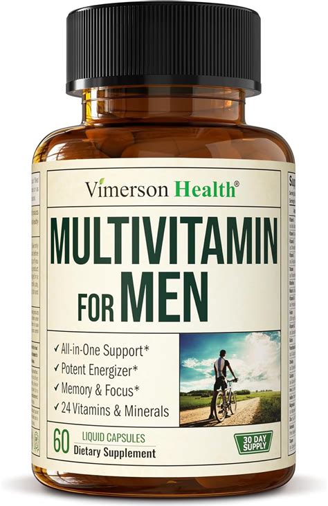 Multivitamin For Men Essential Mens Multivitamins And Multiminerals 60 Liquid