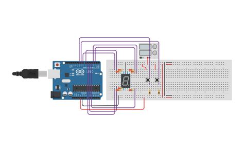Circuit Design Display Led De 7 Segmentos Tinkercad