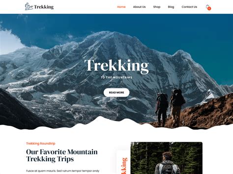 skt trekking wordpress theme