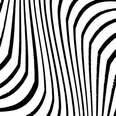 Onyx Zebra Stamp Monochromatic Face Logo Vector Image