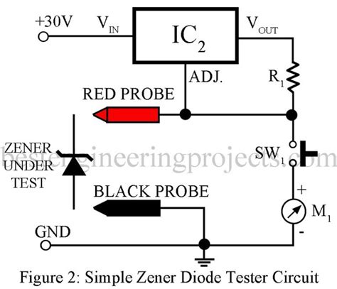 Zener Diode Tester Circuit Engineering Projects