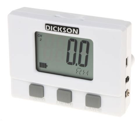 TM Dickson Dickson TM Data Logger With Humidity Thermistor Sensor Input Channels