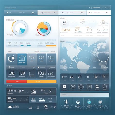 Premium Ai Image Web Dashboard Weather Weather Monitoring Dashboard