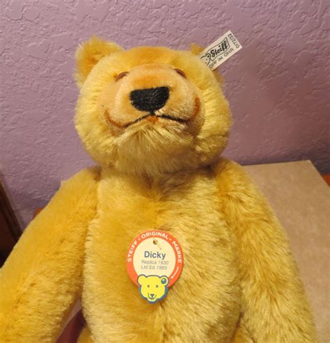 Steiff Dicky Bear Perfect Condition Painted Paws 017232 1737549954