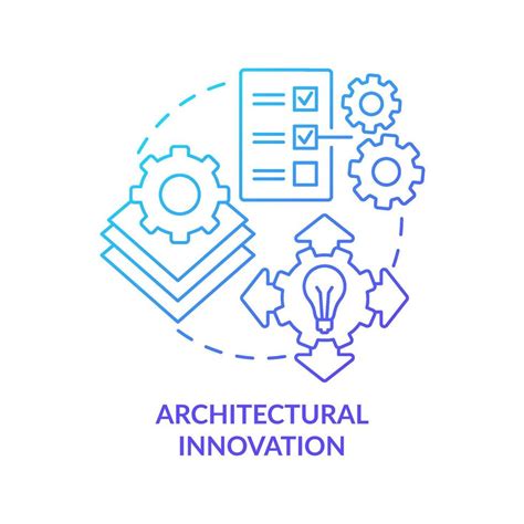 Architectural Innovation Blue Gradient Concept Icon Type Of Innovation In Entrepreneurship