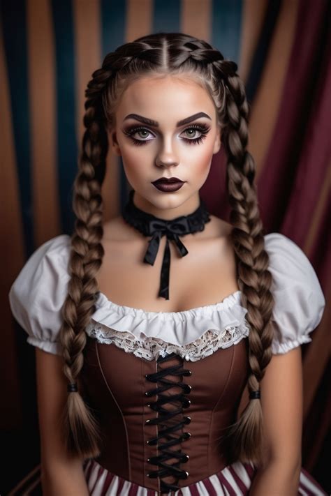 Dark Doll Makeup