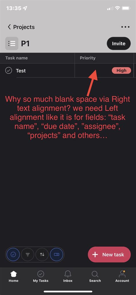 IPhone Align Custom Field Values To The Left To Fit IPhone Screen Without The Need To Swipe