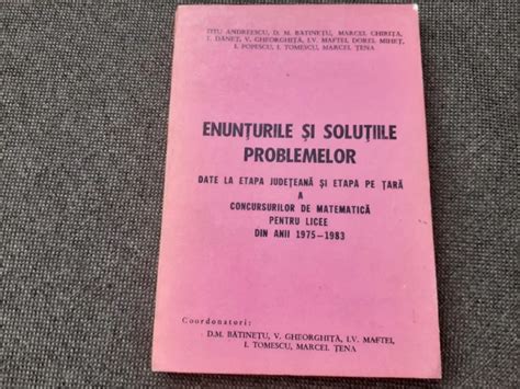 Titu Andreescu Enunturile Si Solutiile Problemelor Concursuri