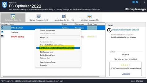 how to disable programs from windows startup pc optimizer