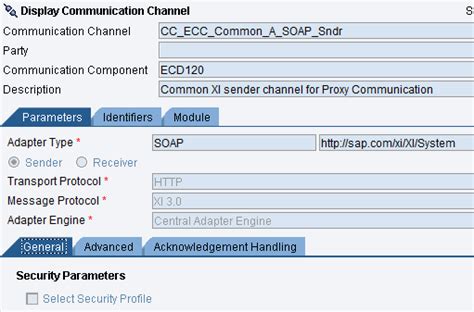 Proxy Outbound Interface Example SAP To PI File Receiver SAP Integration Hub
