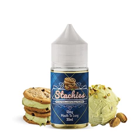 Stachies Pistachio Butterscotch Ice Cream Sandwich Mtl 12mg 30ml Vape