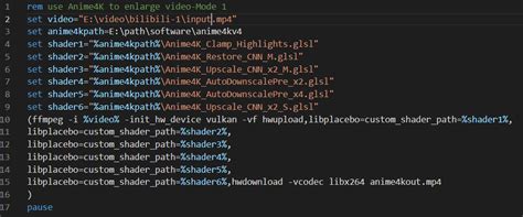 how to encode and output file from anime4k？ · issue 9589 · mpv player mpv · github