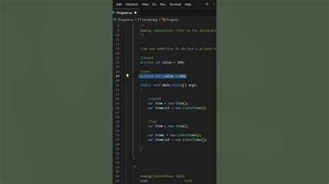 Secrets Of C 8 Variable Naming Conventions 🔥🔥 Youtube