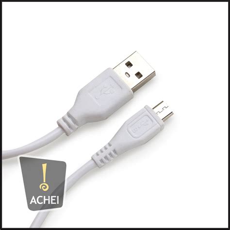 Cabo de dados USB com entrada V Android Transfere arquivos e também carrega o celular