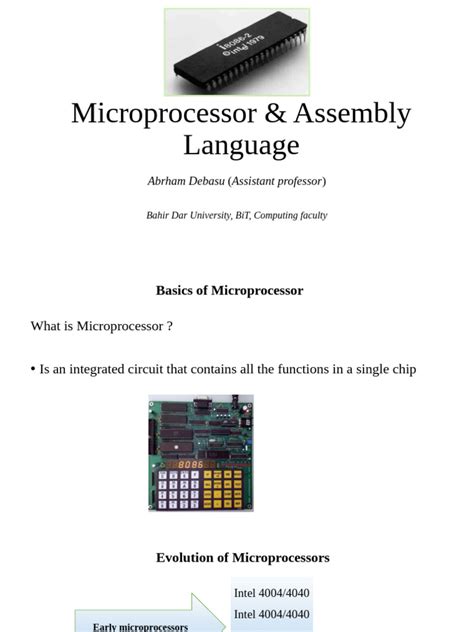 Microprocessor And Assembly Language Pdf Central Processing Unit Pointer Computer Programming