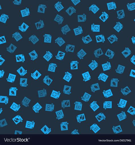 Set Mp4 File Document Gif Mp3 And Ai On Seamless Vector Image