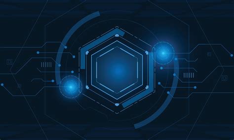 Vector Sci Fi Hexagonal Futuristic Pattern Innovation Future Technology Background 7494165