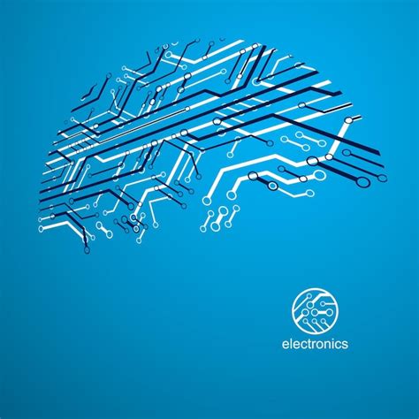 premium vector vector circuit board digital technologies abstraction