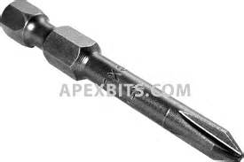 Apex X Phillips Power Drive Bits Hex Drive