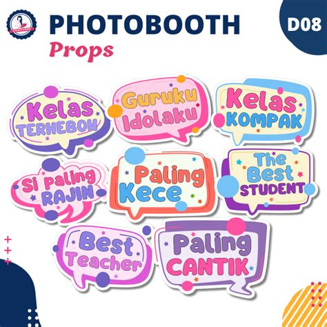Photobooth Props School Classmate Properti Perpisahan Sekolah Market