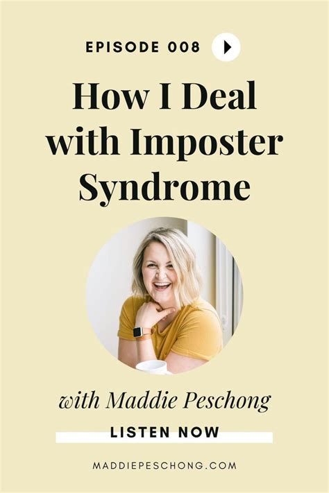 How I Deal With Imposter Syndrome Artofit