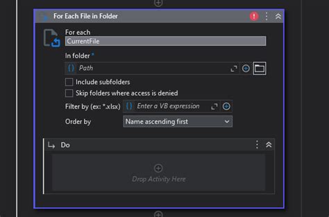 How To Loop Through Each File In A Folder And For Each File Perform A