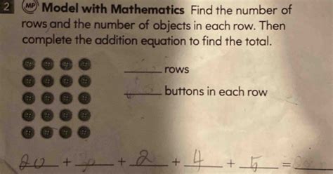 2 Mp Model With Mathematics Find The Number Of Rows And The Number Of Objects In Each Row [others]