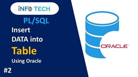 2 How Insert Data In Oracle Database Sql Youtube