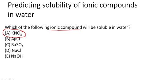 Solubility Of Compounds In Water Chart A Visual Reference Of Charts