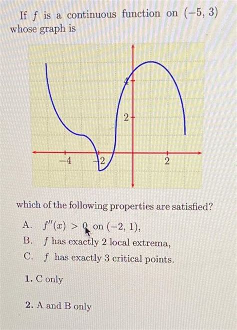 solved if f is a continuous function on −5 3 whose graph