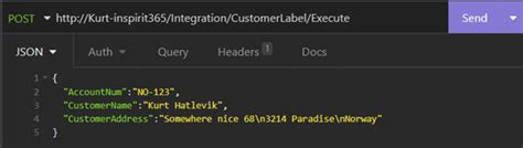 D365 Bartender And Label Integration Using Rest Api Kurt Hatlevik