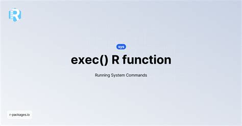 Exec R Function From Sys R Packages