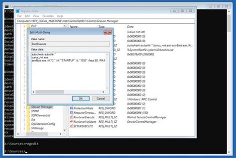 Disabling Boot Time Scan When Canceling Is Disabled