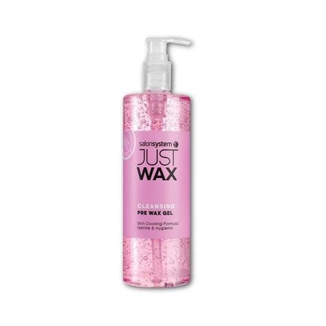 Just Wax Cleansing Pre Wax Gel 500ml — The Secret Beauty Store