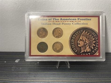 Indian Head Penny Collection Coins Of The American Frontier Series Ebay