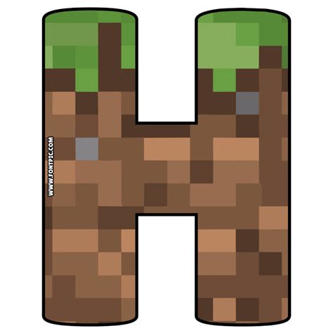 Minecraft Letter H
