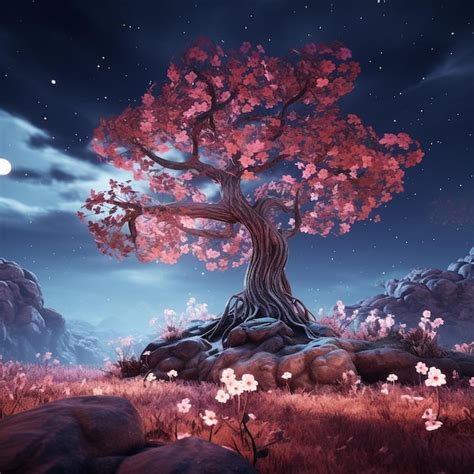 Premium Ai Image The Tree Animation