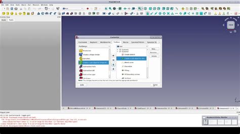 Freecad Adding A Custom Toolbar Youtube
