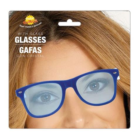 Blues Bril Blauw Met Blauwe Glazen Feestwarenhuisnl