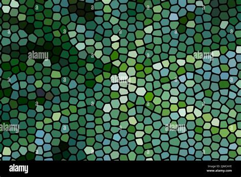 Abstract Colorful Honeycomb Honey Seamless Pattern Hexagon Mosaic Background From Bright Green