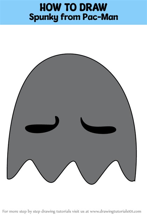 How To Draw Spunky From Pac Man Pac Man Step By Step DrawingTutorials Com