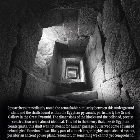 Strange The Striking Resemblance To The Shafts Of The Egyptian