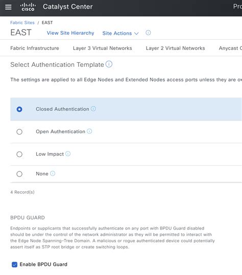 Solved Bpdu Guard On Sda Fabric Edges Cisco Community