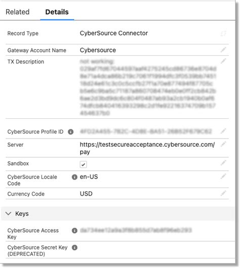 configuring payment connector vendors liaison