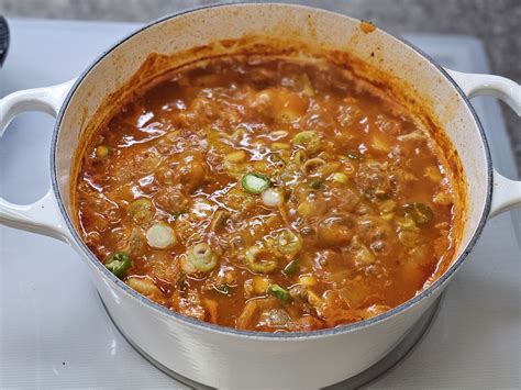 칼칼한 돼지고기 고추장찌개