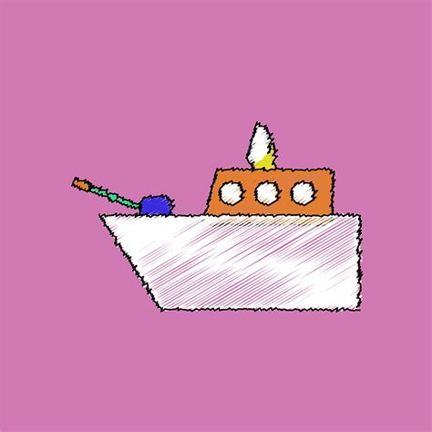 플랫 음영 스타일 아이콘 군사 군함 벡터 Eps Ai Uidownload