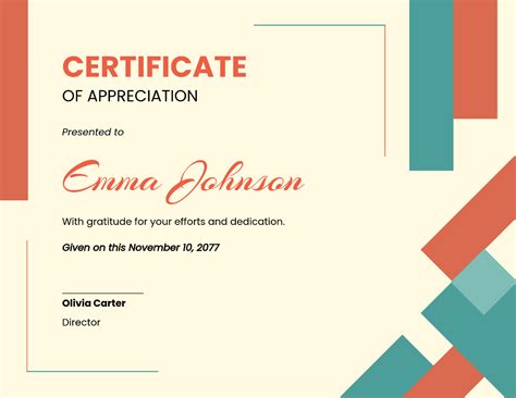 Free Quarterly Appreciation Certificate Template To Edit Online